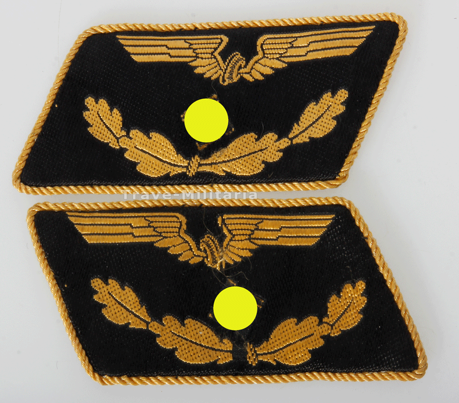 Deutsche Reichsbahn Paar Kragenspiegel für Beamte Besoldungsgruppe 6-7 Paar | Archiv | Trave ...