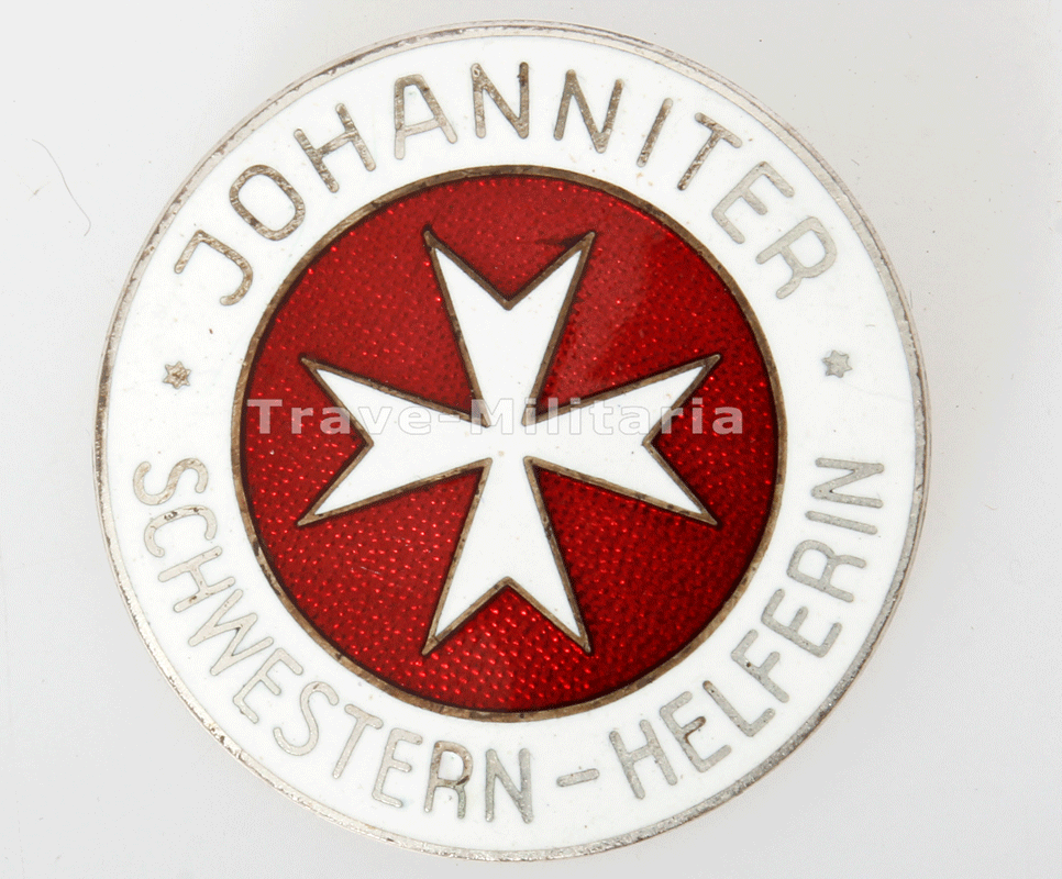 Johanniter Schwestern-Helferin Abzeichen | Neuheiten | Trave Militaria ...