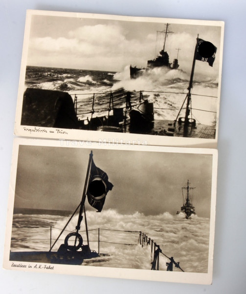 2 Postkarten der Kriegsmarine Richard Frank Chemnitz | Archiv | Trave ...